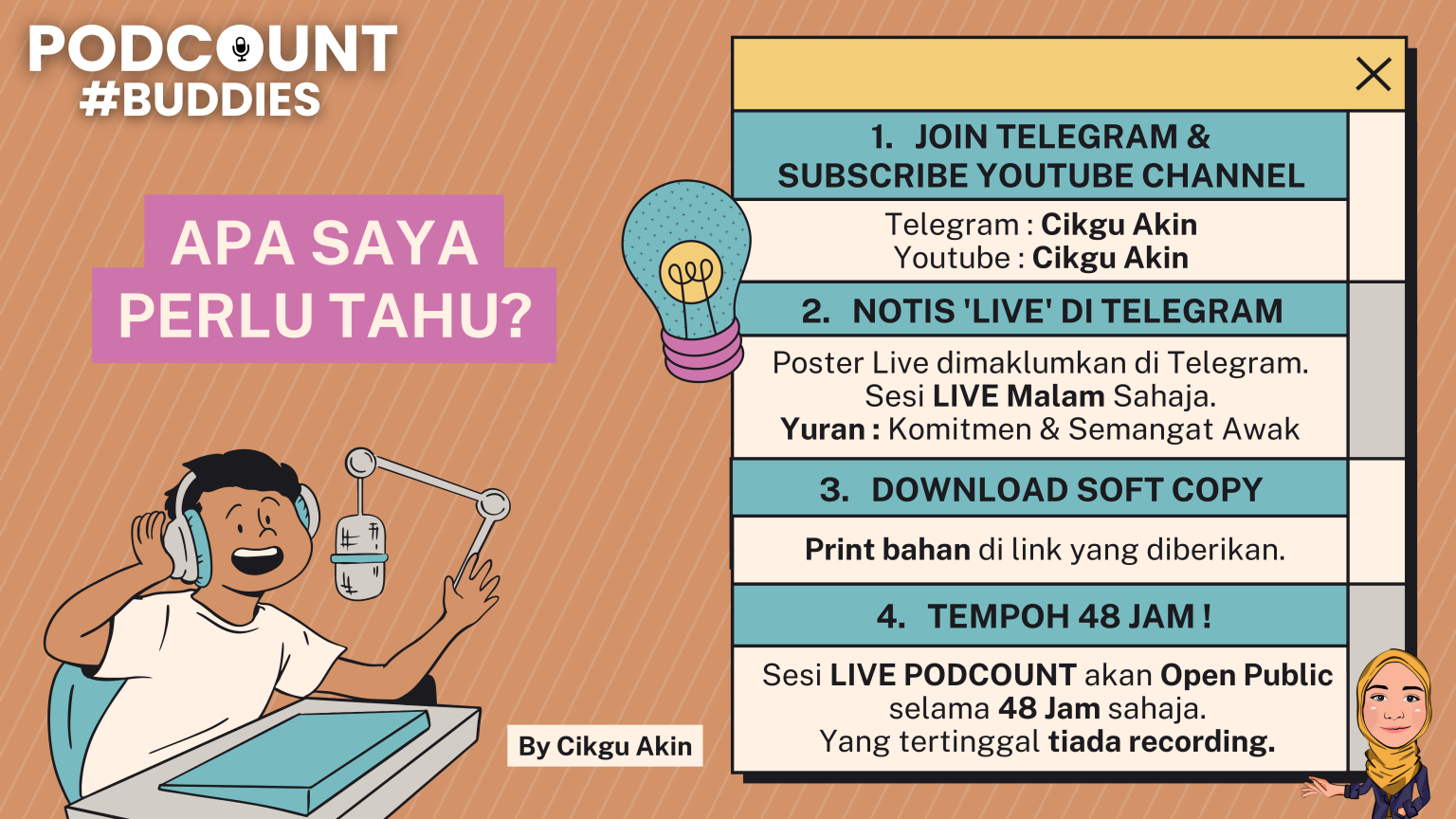 Apa itu Podcount? Definisi dan Panduan Lengkap — CIKGU AKIN